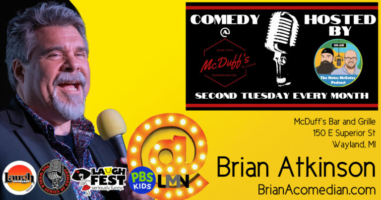 Brian Atkinson Comedian | Comedy at McDuff’s